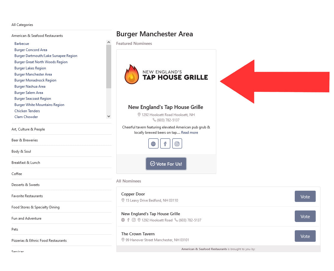 Best of NH Enhanced Listing (2 categories) – Yankee Publishing | New ...